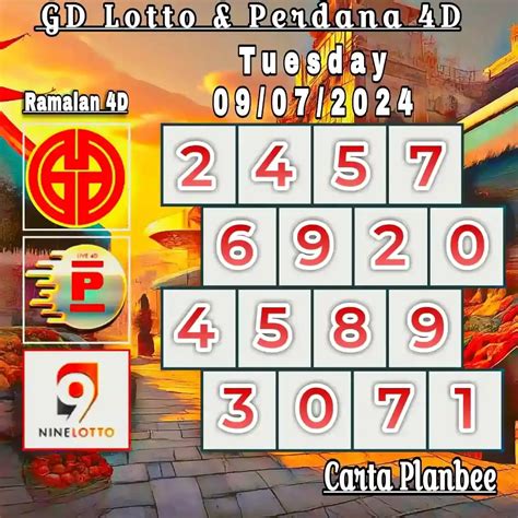 Carta Lebah 4d For Gd Lotto And Perdana 4d For Tuesday 09072024