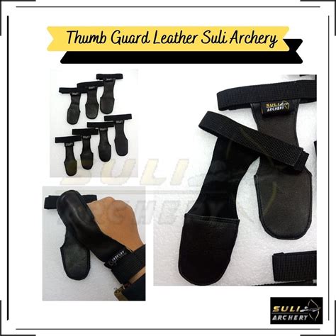 Thumb Guard Leather Suli Archery Shopee Malaysia