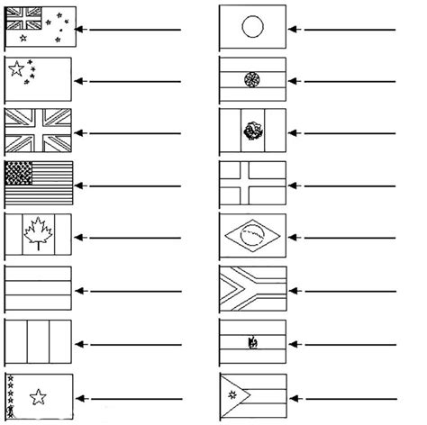 Раскраски Флаги стран мира распечатать бесплатно Klassenmanagement Bastelideen