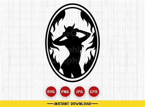 Devil Girl Svg Devil Svg Devil Chick Svg Satan Svg Devil