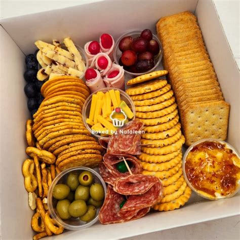 Charcuterie Snack Box Baked By Nataleen