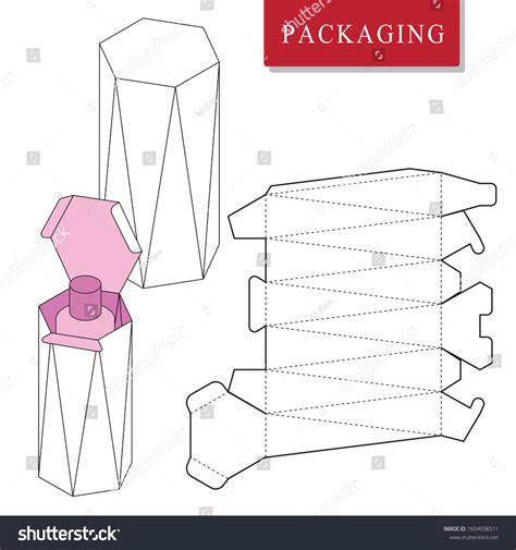 Polygon Packaging Design Product Stock Vector Royalty Free Shutterstock