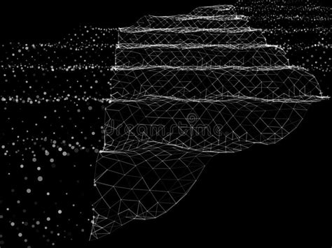 Abstract 3d Illustration Analyze Algorithm Big Group Cubes Data Big Data Quantum Virtual