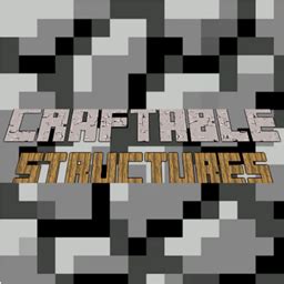 Craftable Structure Blocks Files Minecraft Mods CurseForge