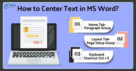 How To Center Text In Word DataFlair