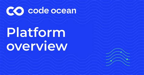 code ocean software overview code ocean
