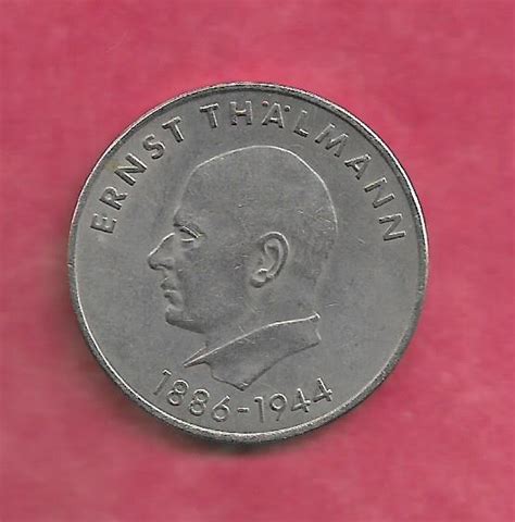 Ddr 20 Mark 1971 A Ernst Thälmann