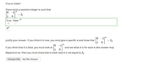 True Or False There Exists A Positive Integer StudyX