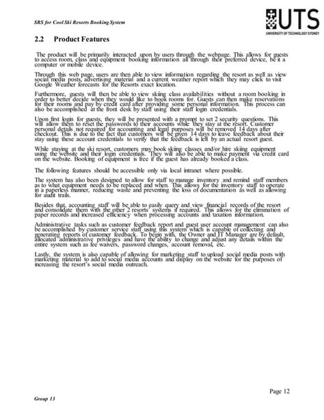 Software Requirement Specification Srs Docx Computing Technology And Computing