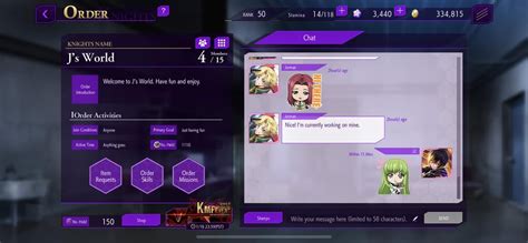 Join Js World If Youre Still Looking For A Guild Na Server R Codegeass