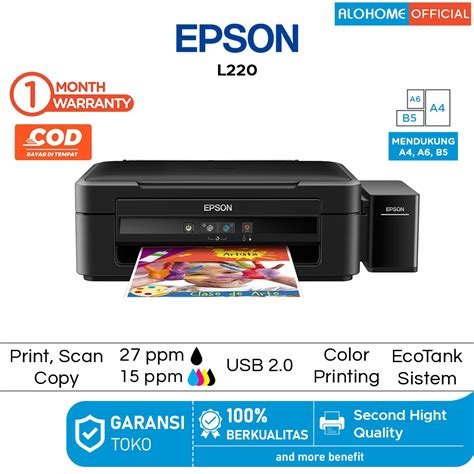 Jual Epson L220 Printer All In One Ecotank Cetak Hemat Mudah Untuk