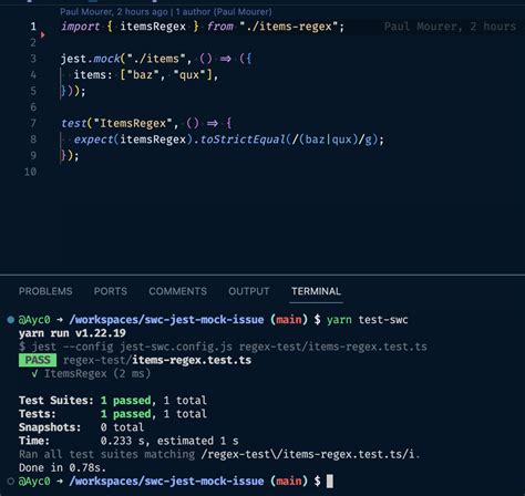 Mocking Not Working Issue Swc Project Jest GitHub
