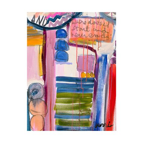 Never Ends Art Print Wall Artwork Kerri Rosenthal