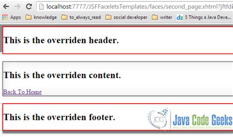 Introduction To Jsf Facelets Templates Java Code Geeks