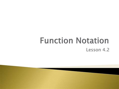 Ppt Function Notation Powerpoint Presentation Free Download Id3141805