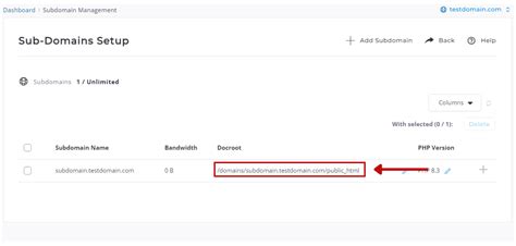 how to create a subdomain in directadmin evolution skin ipserverone