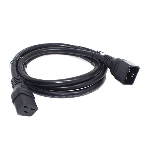 3G2 5Mm Durable PDU UPS Extension Cable 1 8M IEC 320 C19 To C20 Power Server Cord For Various IT