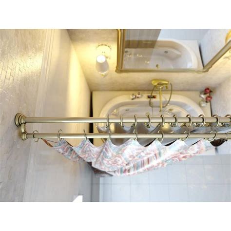 Штанга (карниз) для шторы в ванную: виды, материалы, выбор, установка