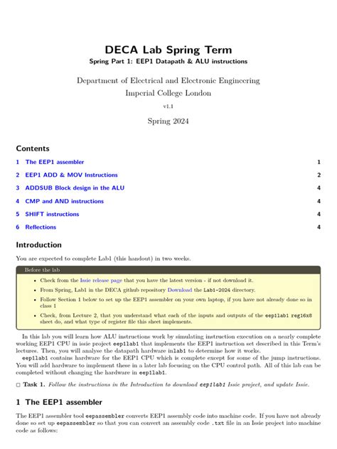 lab1 2024 pdf input output assembly language