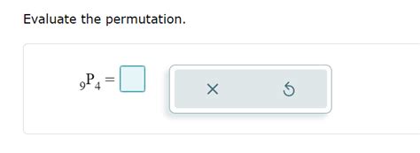 Solved Evaluate The Permutation Chegg