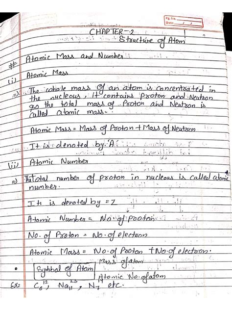 Structure Of Atom Pdf