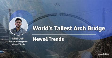 Mihir Jain On Linkedin India Ready To Give Worlds Tallest Arch Bridge