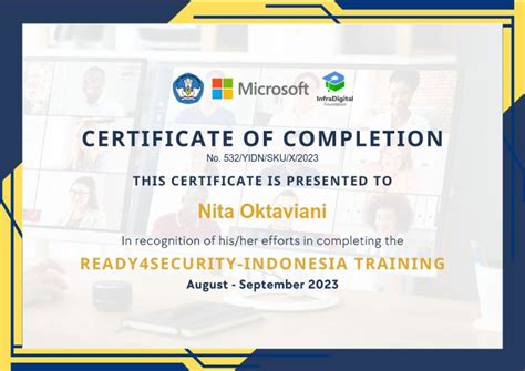 Nita Oktaviani On Linkedin The Three Month Training Learning About Cybersecurity Became A New…