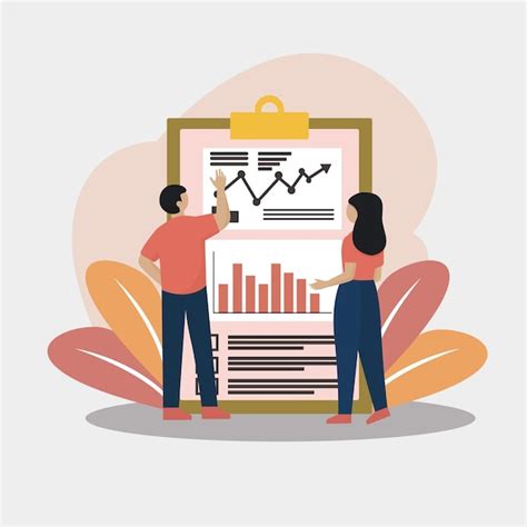 Premium Vector Business Analysis Concept Flat Illustration