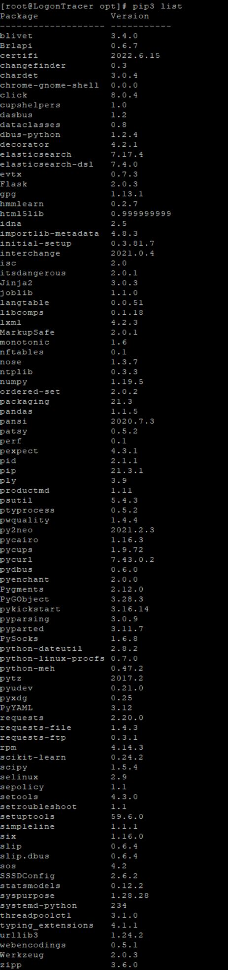 Use Logontracer V154 Run Logontracerpy Erroe Message Elasticsearch Dsl Must Be Installed