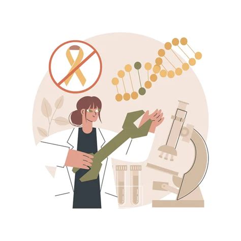 Genetic Engineering Abstract Concept Vector Illustration Stock Vector