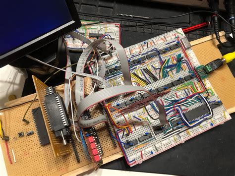 Breadboard Composite Video Interfacing With Z80 Homebrew Relectronics