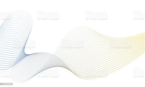 디자인을 위한 추상 다채로운 웨이브 요소 디지털 주파수 트랙 이퀄라이저 양식화된 라인 아트 배경입니다 벡터 그림입니다 혼합 도구를 사용하여 만든 선으로 물결 모양 곡선 물결