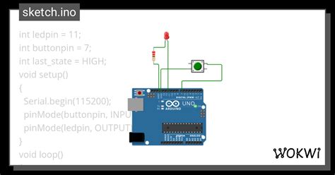 Press Button Wokwi Esp32 Stm32 Arduino Simulator