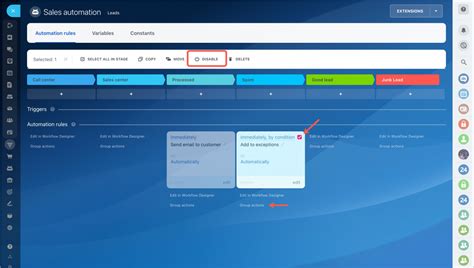 Disable Automation Rules And Workflow Actions Infitron Technologies