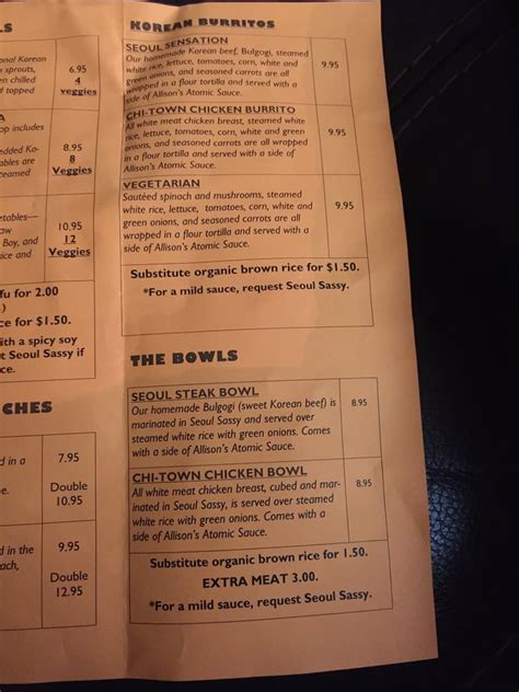 Crisp Menu Full Menu Update 2025