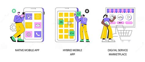 Software Application Abstract Concept Vector Illustrations Stock Vector Illustration Of