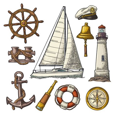 Ship Compass Rose Stock Illustrations 6194 Ship Compass Rose Stock