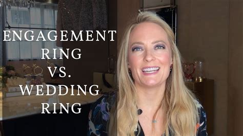 Engagement Ring Vs Wedding Ring Whats The Difference Youtube