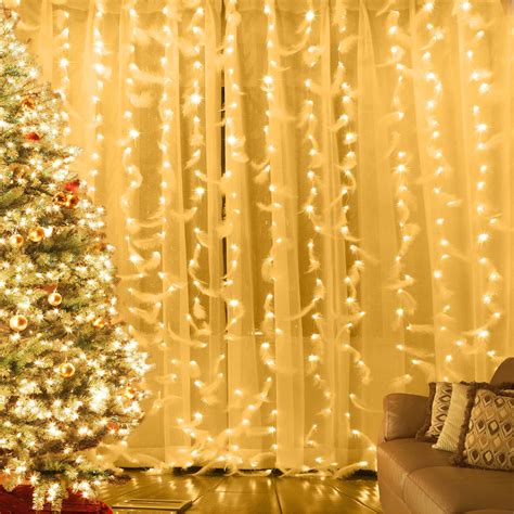 Dystyle 200 300 Led Diy Feather Window Curtain String Lightusb Power