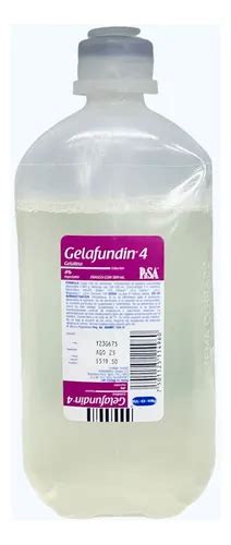 Gelafundin 4 Solución Inyectable 4 Gelatina Pisa Con 500ml Envío Gratis
