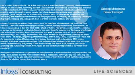 Infosys Consulting Lifesciences Leader Series