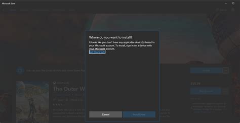 my pc device will not show up to install a game on gamepass