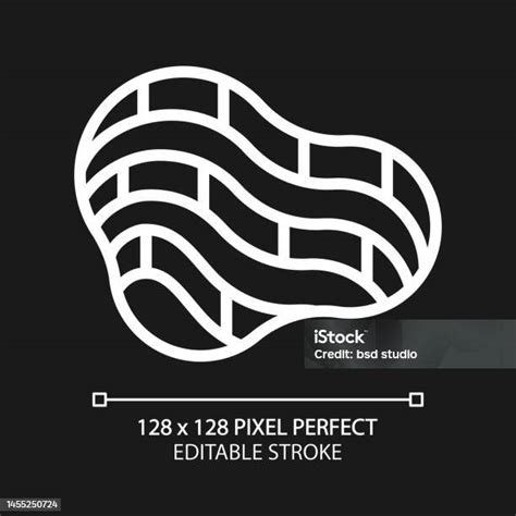석탄 광산 픽셀 어두운 테마에 대 한 완벽한 흰색 선형 아이콘 개념에 대한 스톡 벡터 아트 및 기타 이미지 개념 검은색 공학 Istock