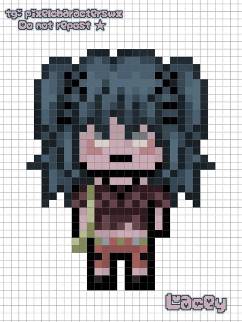 Пиксельная Лейси из Флеш игры Лейси Bügelperlen Perser