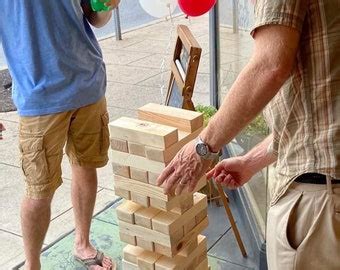 Stacking Block Game Etsy