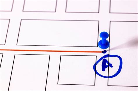 Premium Photo Street Map With Pushpins