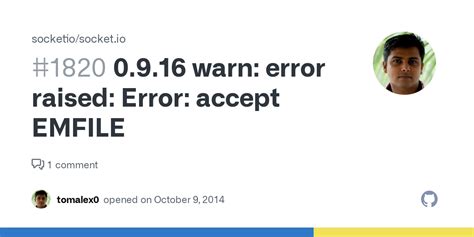 0916 Warn Error Raised Error Accept Emfile · Issue 1820