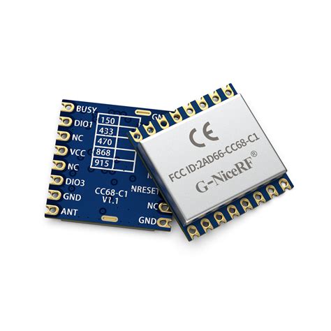 Llcc68 Lora Module 868 915 Fcc Ce Certified Lora Cc68 C1 G Nicerf