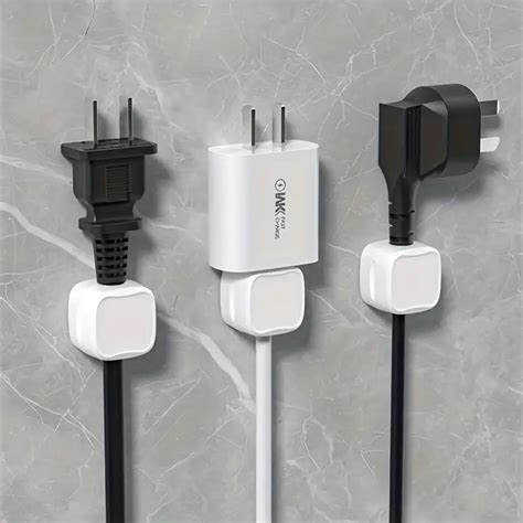 6개 자석 케이블 정리 클립 책상 침대 옆 테이블 및 사무실 수납용 숨겨진 충전 케이블 홀더 Temu Republic Of