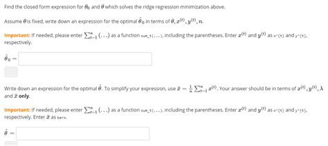 Solved Find The Closed Form Expression For 8 And Which